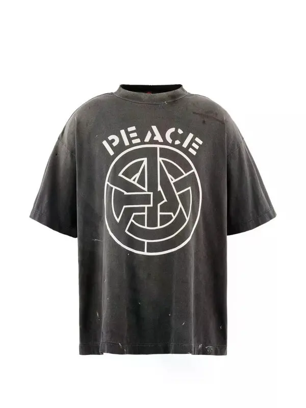 SAINT MXXXXXX Cotton T-shirt - Black