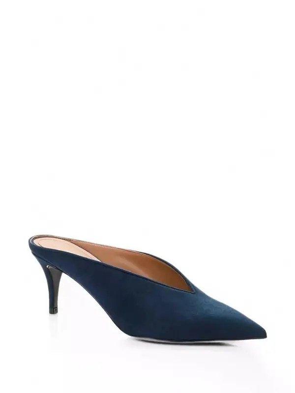 Stella McCartney Pointed-toe V-cut Mules
