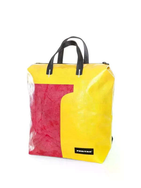 FREITAG Backpack With Logo Patch - Yellow