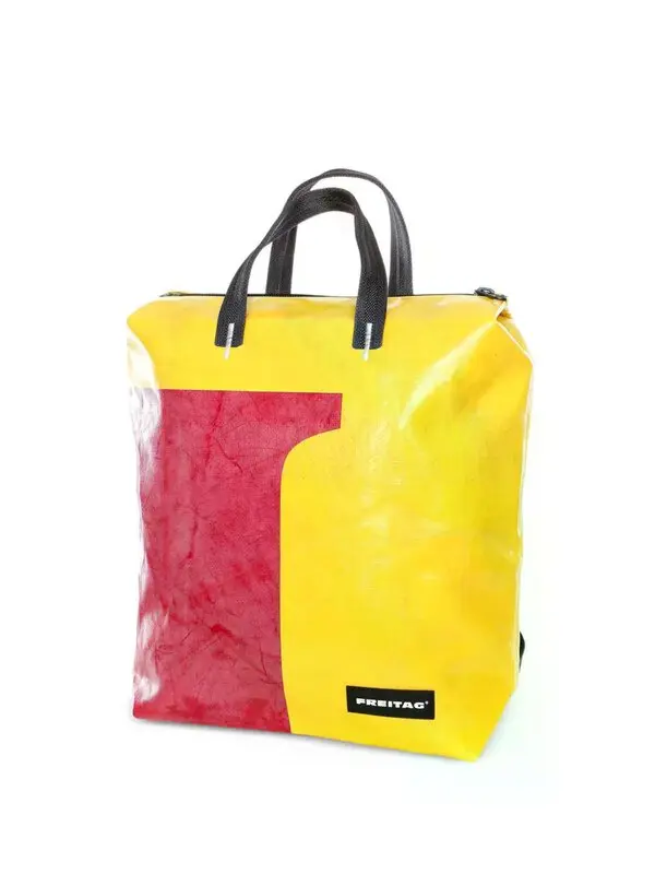 FREITAG Backpack With Logo Patch - Yellow