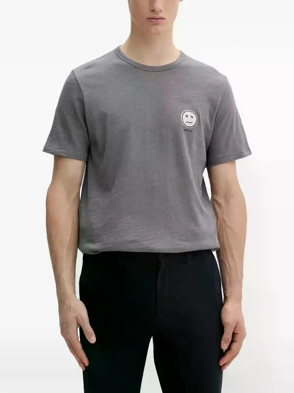 Rag & Bone Patch-detail Slub-texture T-shirt