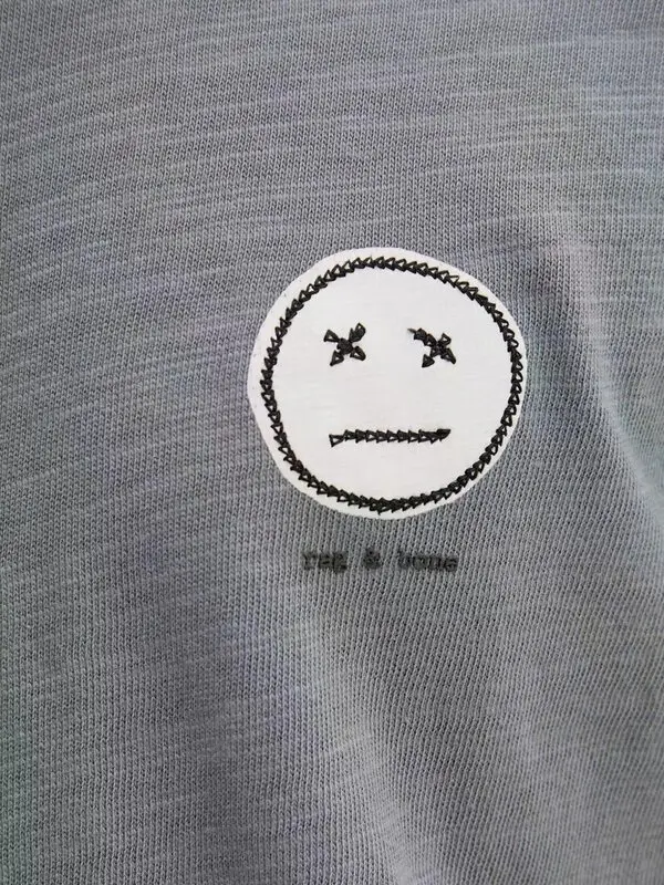 Rag & Bone Patch-detail Slub-texture T-shirt