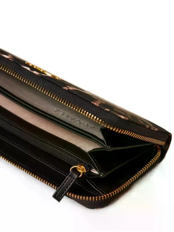 TWINSET Leopard-print Zip-around Wallet