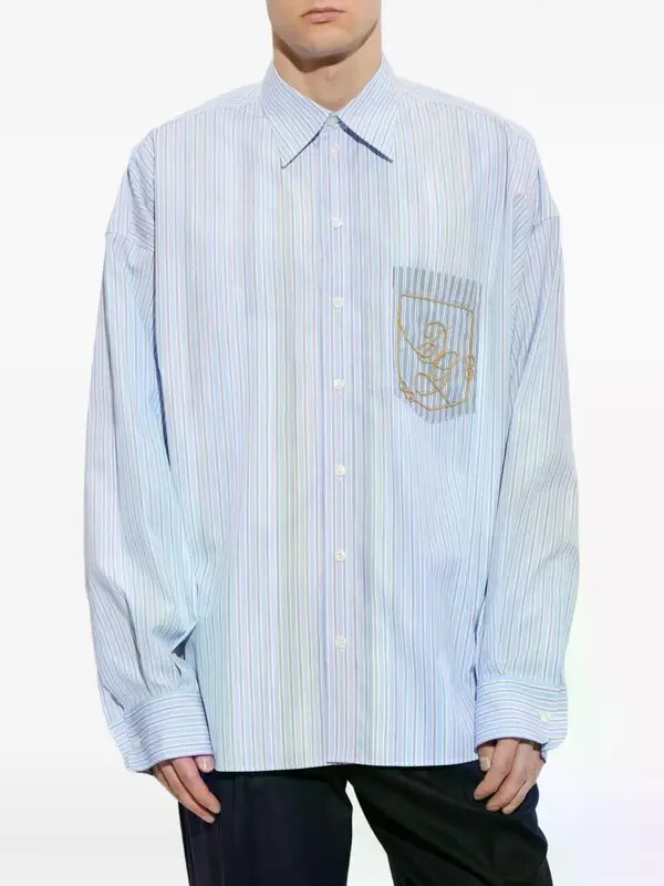 Dolce & Gabbana Striped Poplin Shirt