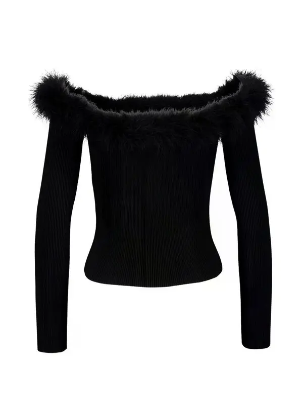 Gucci Off-shoulder Sweater - Black