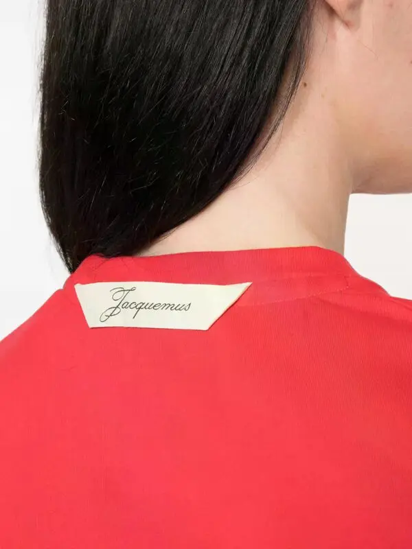 Jacquemus Rond Carre Logo-patch T-shirt