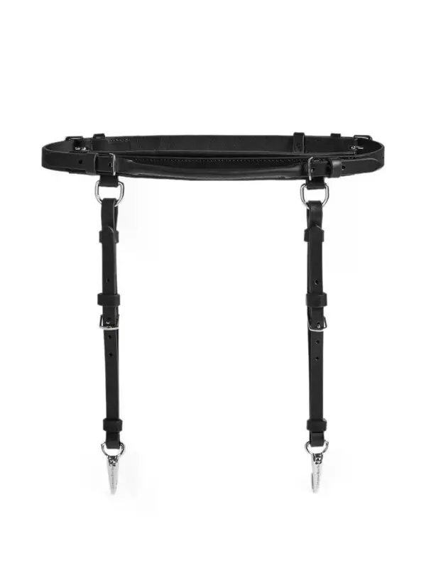 Simone Rocha Double-loop Tassel-detail Belt - Black