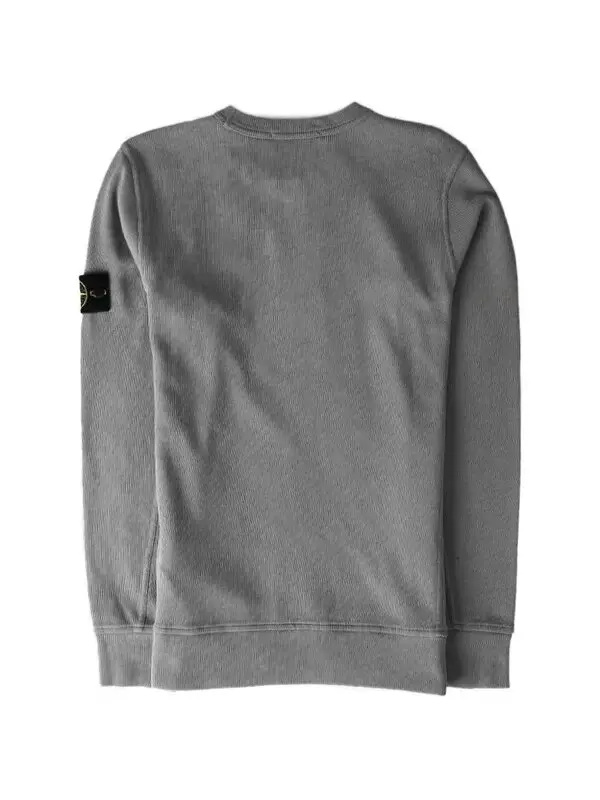 Stone Island 6100017 Organic Cotton Interlock Regular-fit Crew-neck Sweatshirt