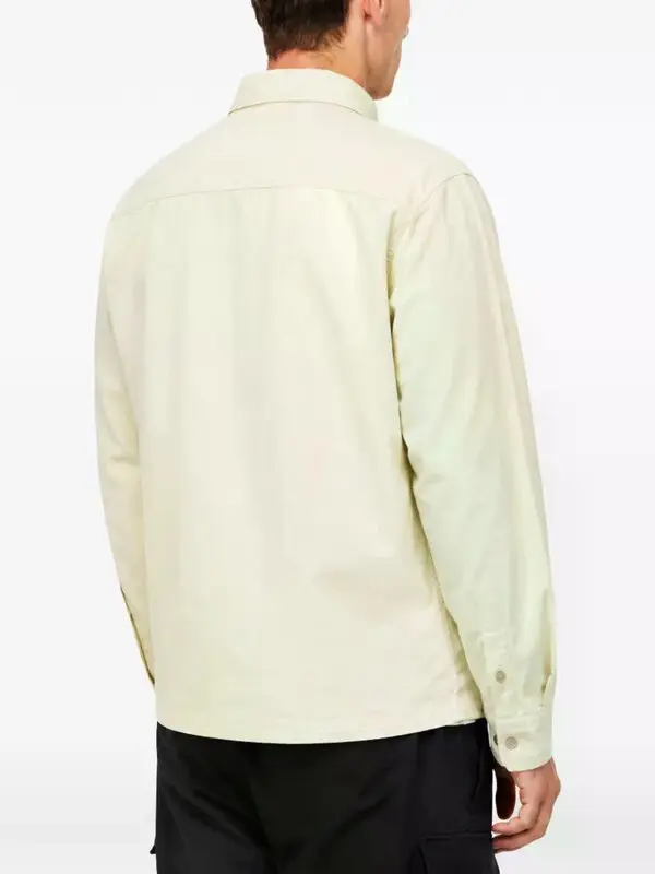 C.P. COMPANY Organic Gabardine Lens Zipped Overshirt