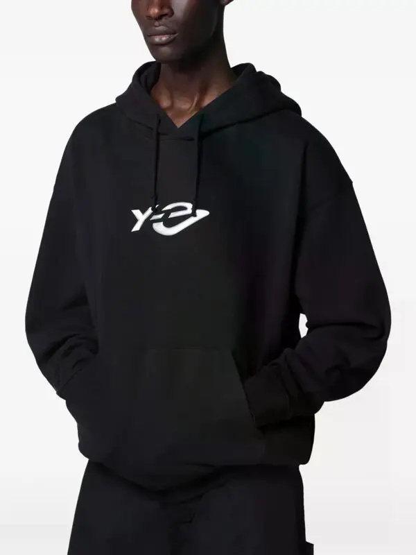 Y3 Logo-print Hoodie