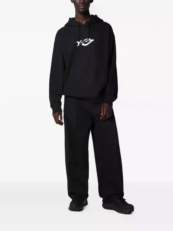 Y3 Logo-print Hoodie