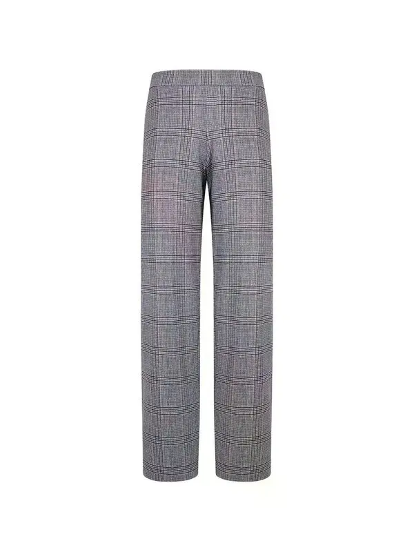 WHYCI Check-print Trousers