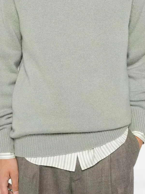 Soft Goat Ribbed-knit Sweater