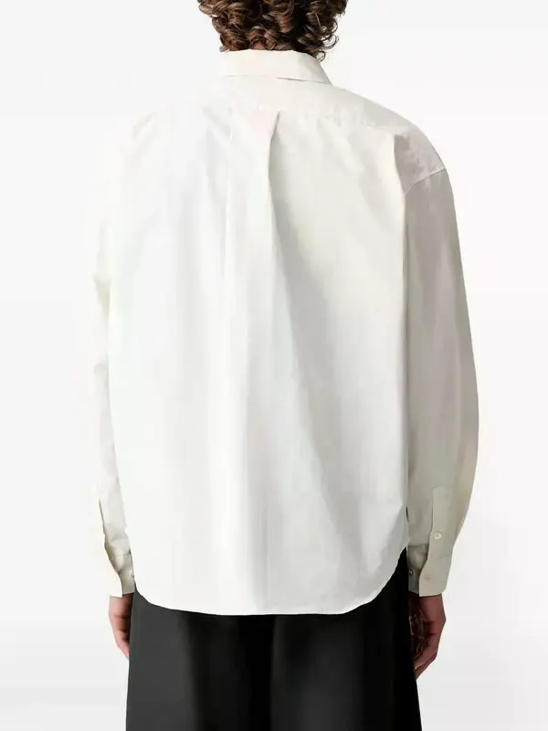 Rains Logo-embroidered Chest-pocket Shirt