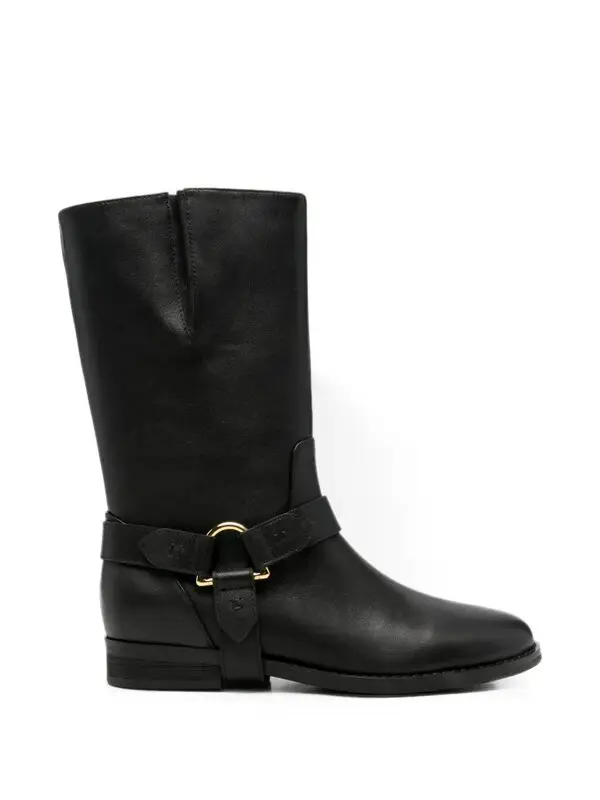COCCINELLE Harness Leather Boots