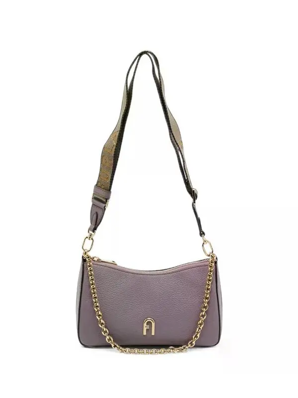 Furla Primula Pebbled-leather Crossbody Bag - Purple