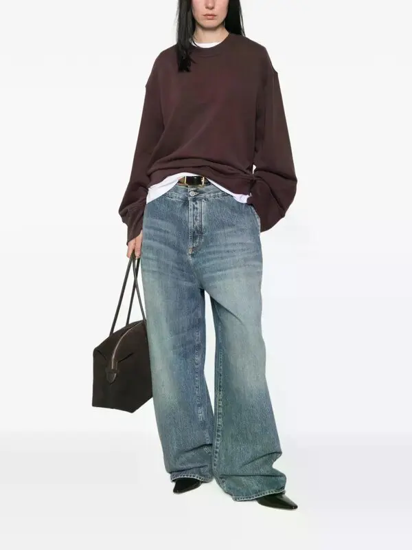 THE FRANKIE SHOP Talia Crew-neck Sweatshirt