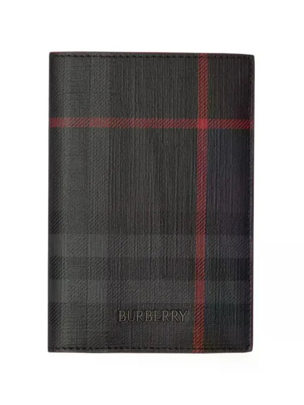 Burberry Logo-detail Passport Holder - Black