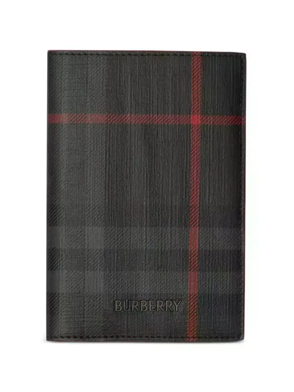 Burberry Logo-detail Passport Holder - Black
