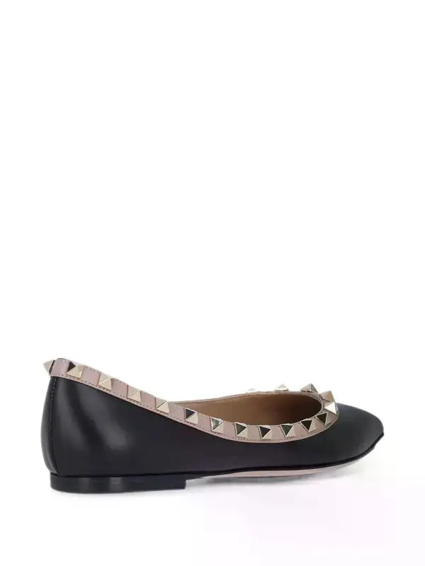 Valentino Garavani Rockstud Point-toe Ballet Flats