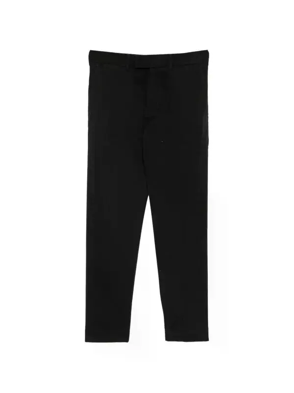 TOM FORD Pressed-pleat Straight-leg Trousers - Black