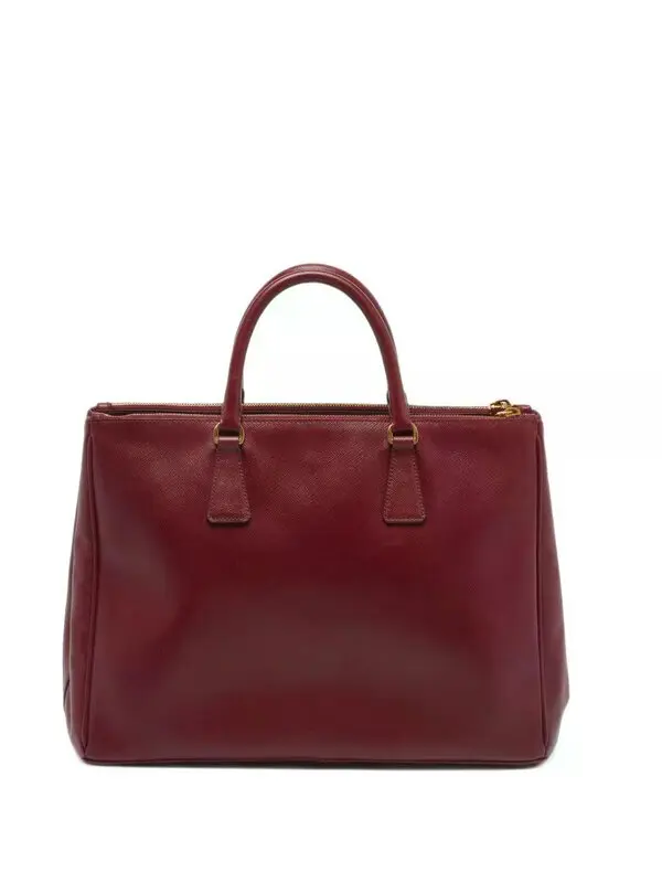 Prada Double-zip Saffiano-leather Tote Bag
