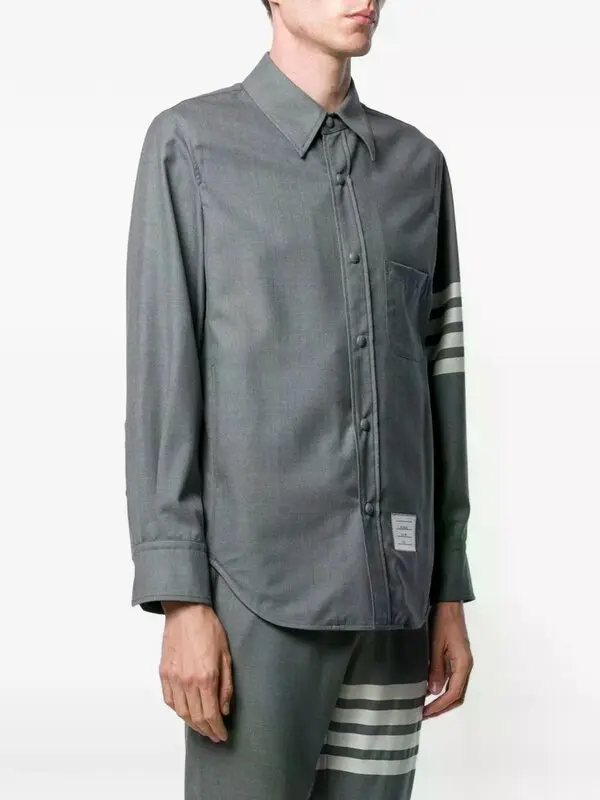 Thom Browne 4-bar Wool Overshirt