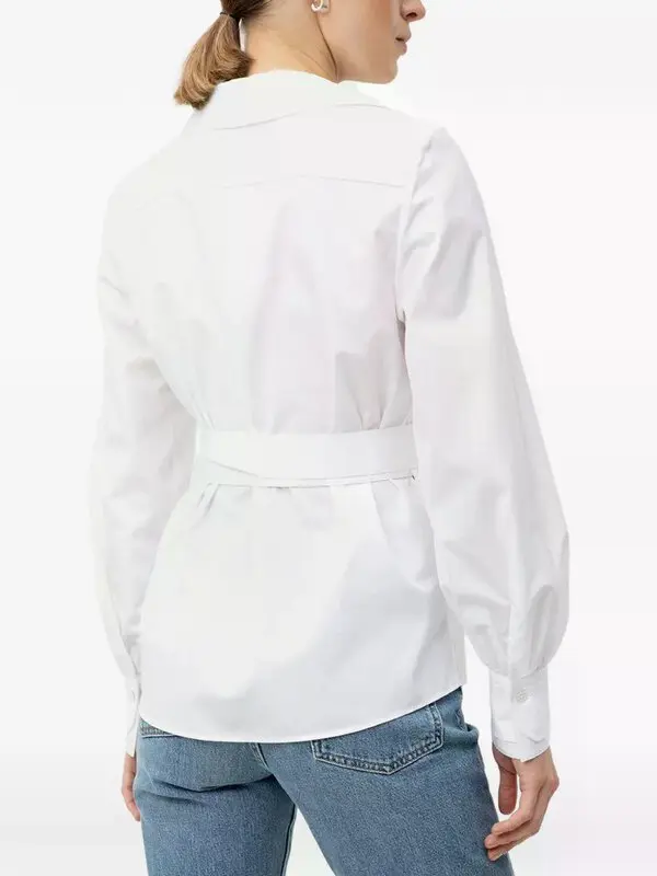 BOSS Regular-fit Blouse With Wrap Front