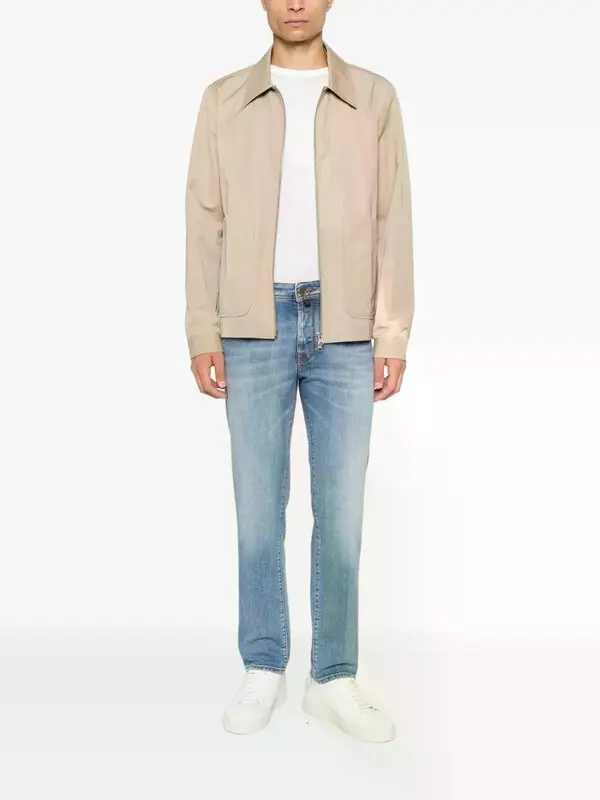 Jacob Cohen Logo Patch Straight-leg Jeans