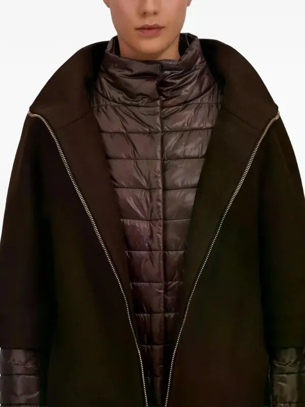Herno Nylon-ultralight Bib Wool Coat