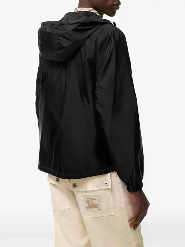 Burberry Reversible Check Hooded Jacket