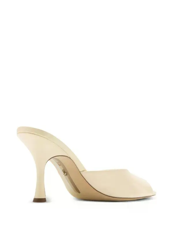 Sam Edelman Patent Leather Peep-toe Mules