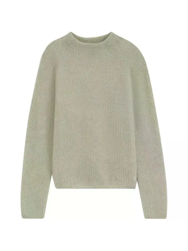 BOSS Alpaca-blend Sweater With Mock Neck - Green