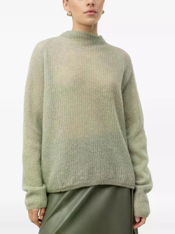 BOSS Alpaca-blend Sweater With Mock Neck