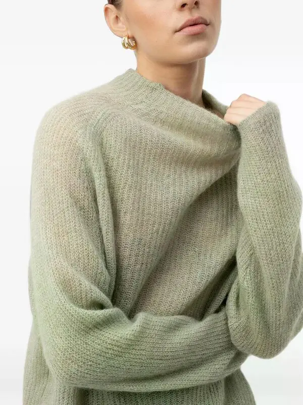 BOSS Alpaca-blend Sweater With Mock Neck