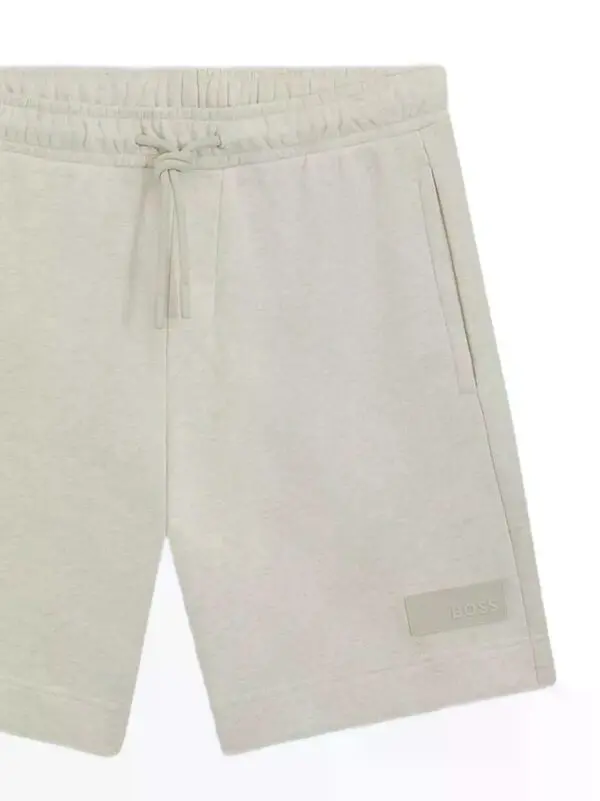BOSS Relaxed-fit Shorts In Cotton French Terry - Neutrals