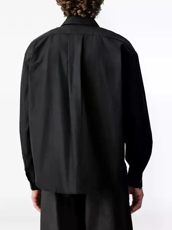 Rains Logo-embroidered Pocket Shirt