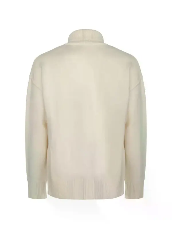 AMI Paris De Coeur Intarsia Knit Wool Sweater