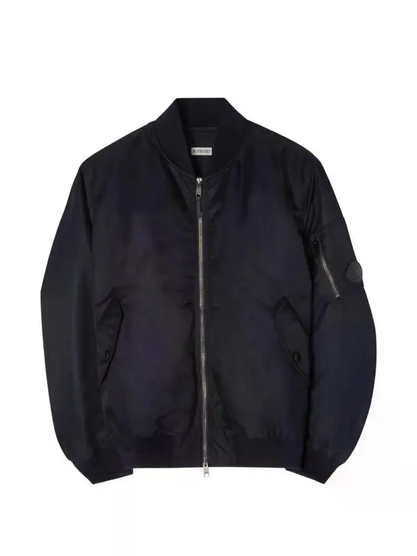 Burberry Nylon Heston Bomber Jacket - Blue