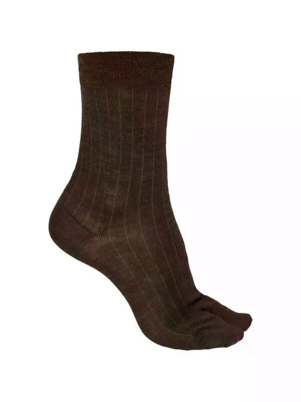 MAISON MARGIELA Tabi Socks - Brown