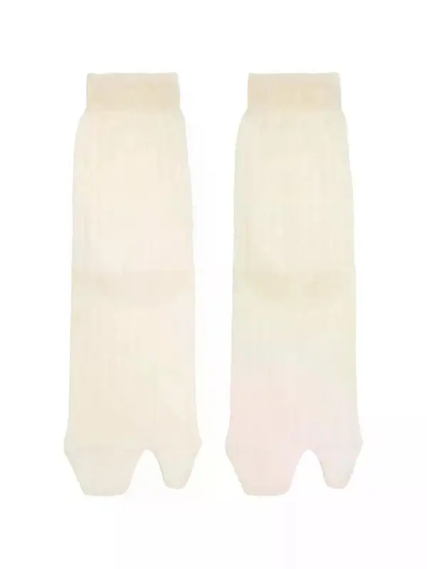 MAISON MARGIELA Tabi Crew Socks - Neutrals