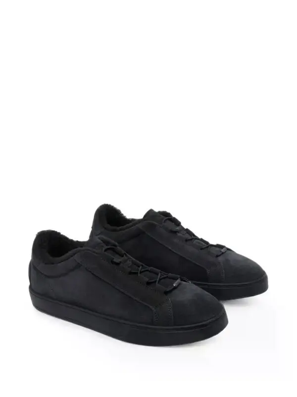 TOD'S Suede Low-top Sneakers With Shearling Lining