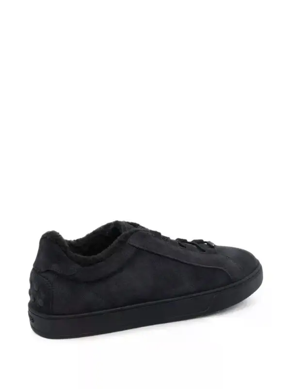 TOD'S Suede Low-top Sneakers With Shearling Lining