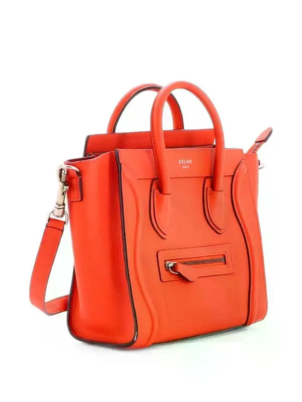 Celine Luggage Bag Grainy Leather Nano Crossbody Bag