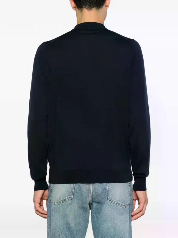John Smedley Belpert Long-sleeve Polo Sweater