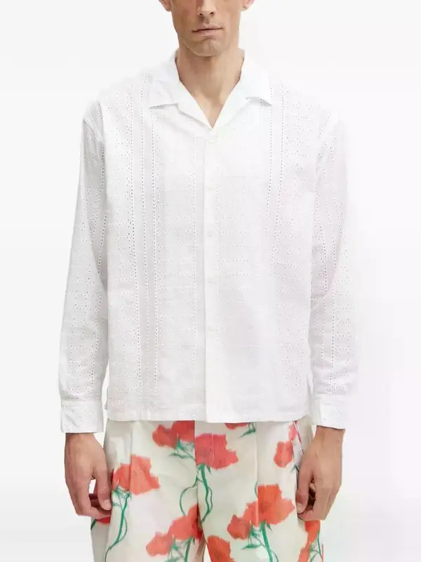 BEAMS Long-sleeve Shirt - White