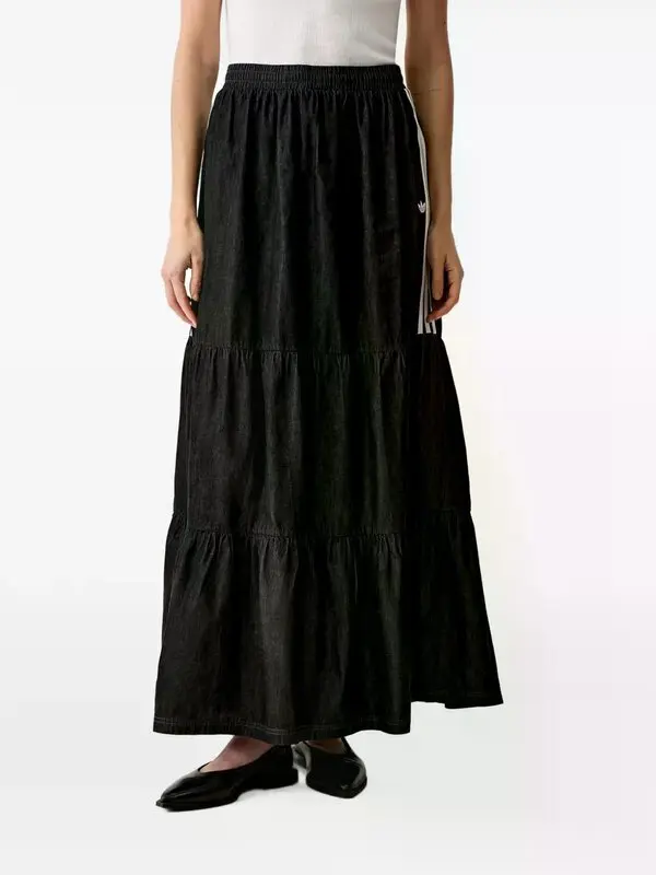 Adidas Summer Glow Side-stripe Skirt - Black
