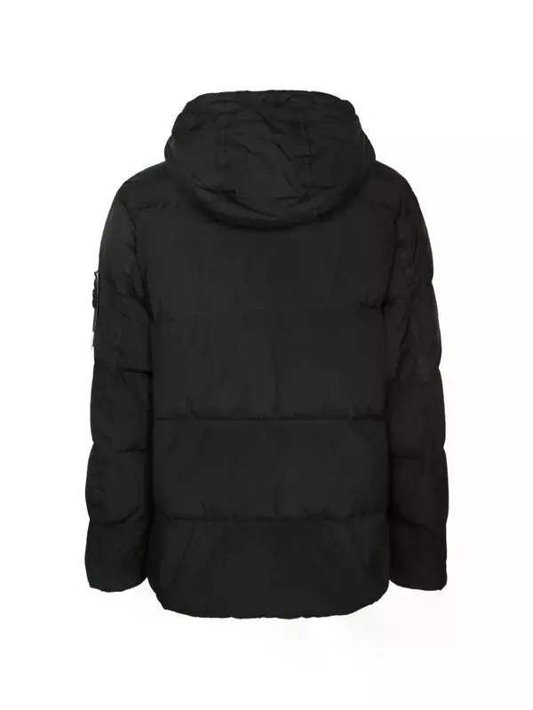 Stone Island 4100037 Crinkle Reps Jacket - Black