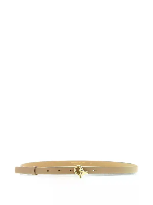 Fabiana Filippi Leather Knot-buckle Belt - Neutrals