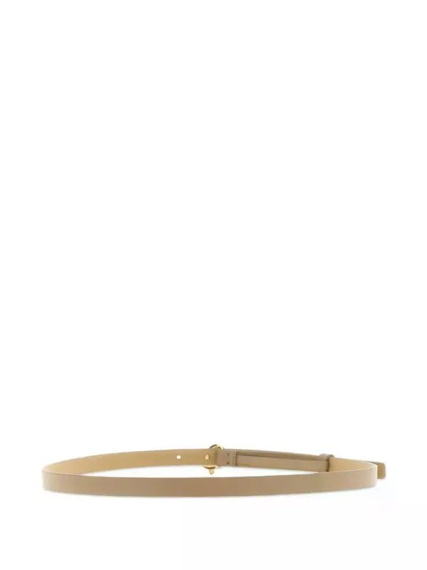 Fabiana Filippi Leather Knot-buckle Belt - Neutrals